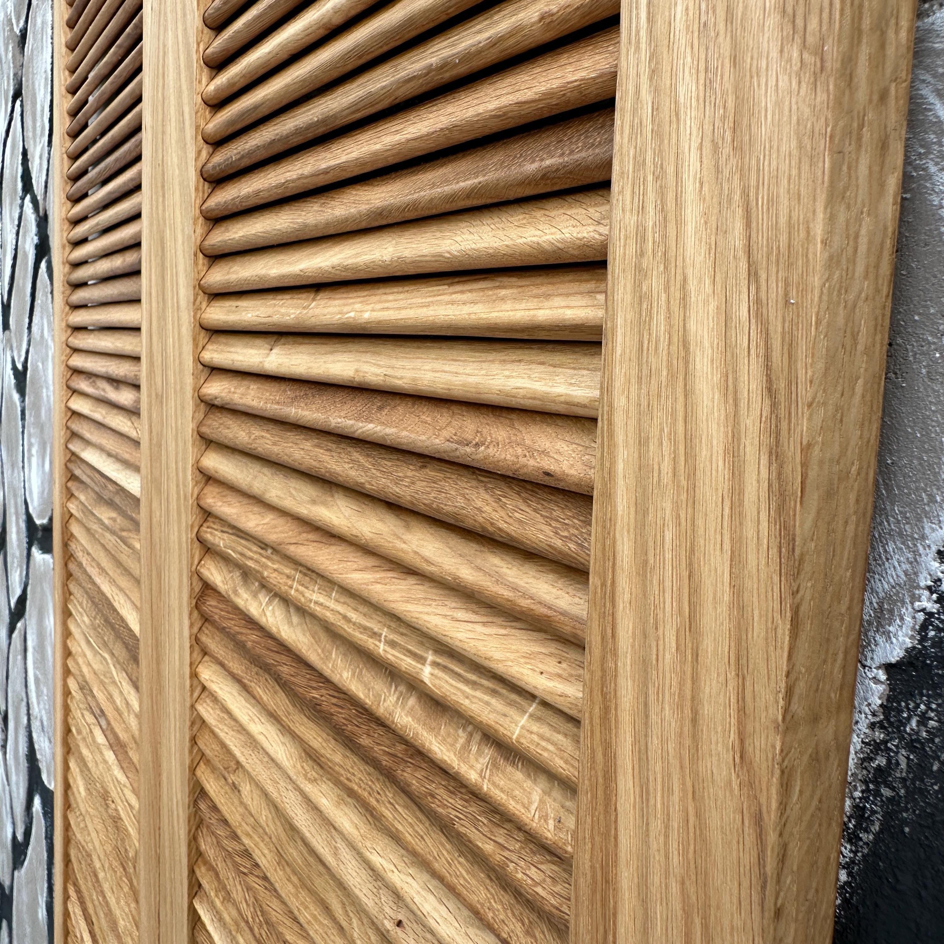 Custom Made Oak Shutters French Oak Wooden Shutters Handmade Oak Shutters Wooden Blinds Best ...