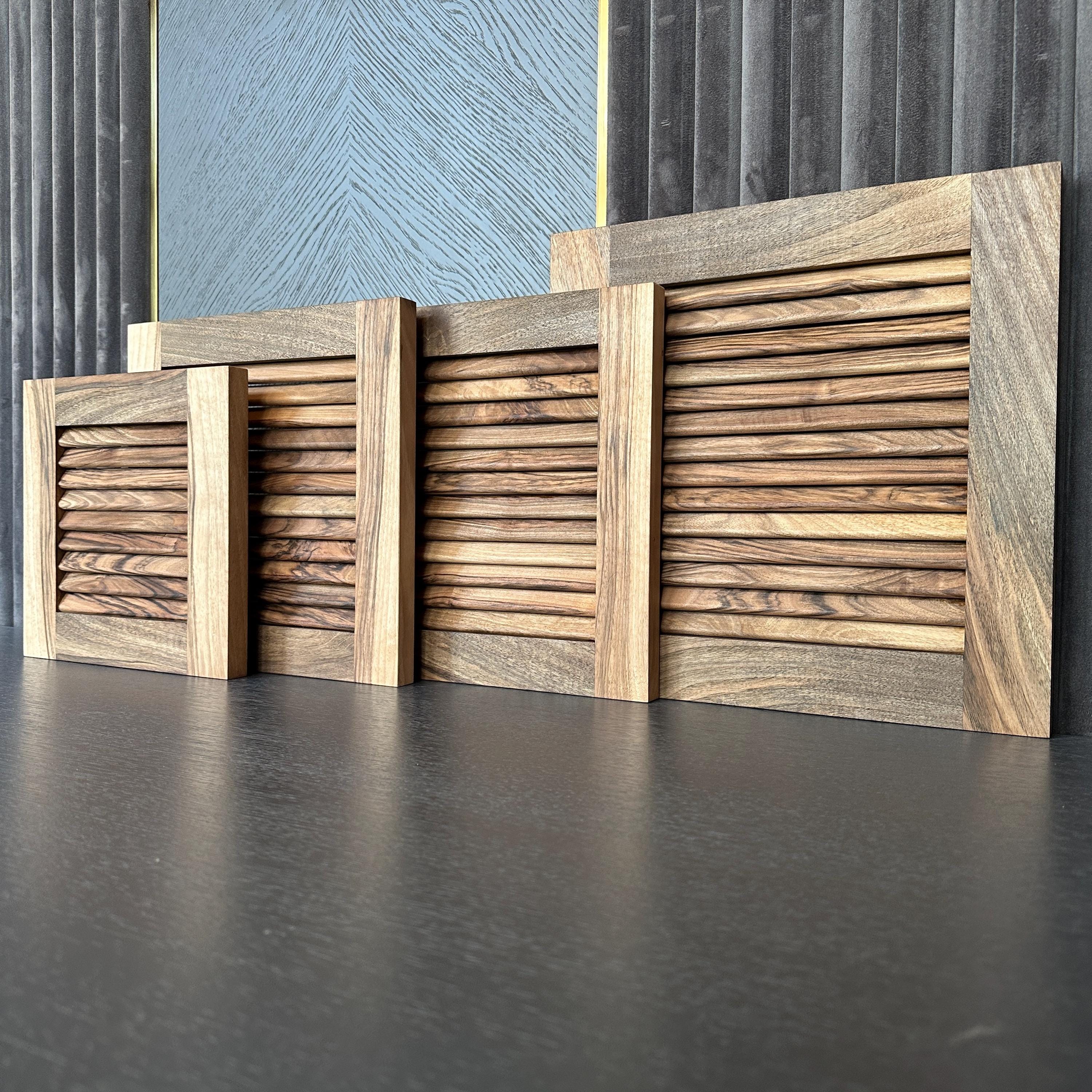 Custom Wood Vent Cover | Return Air Grille | Decorative HVAC Cover ...