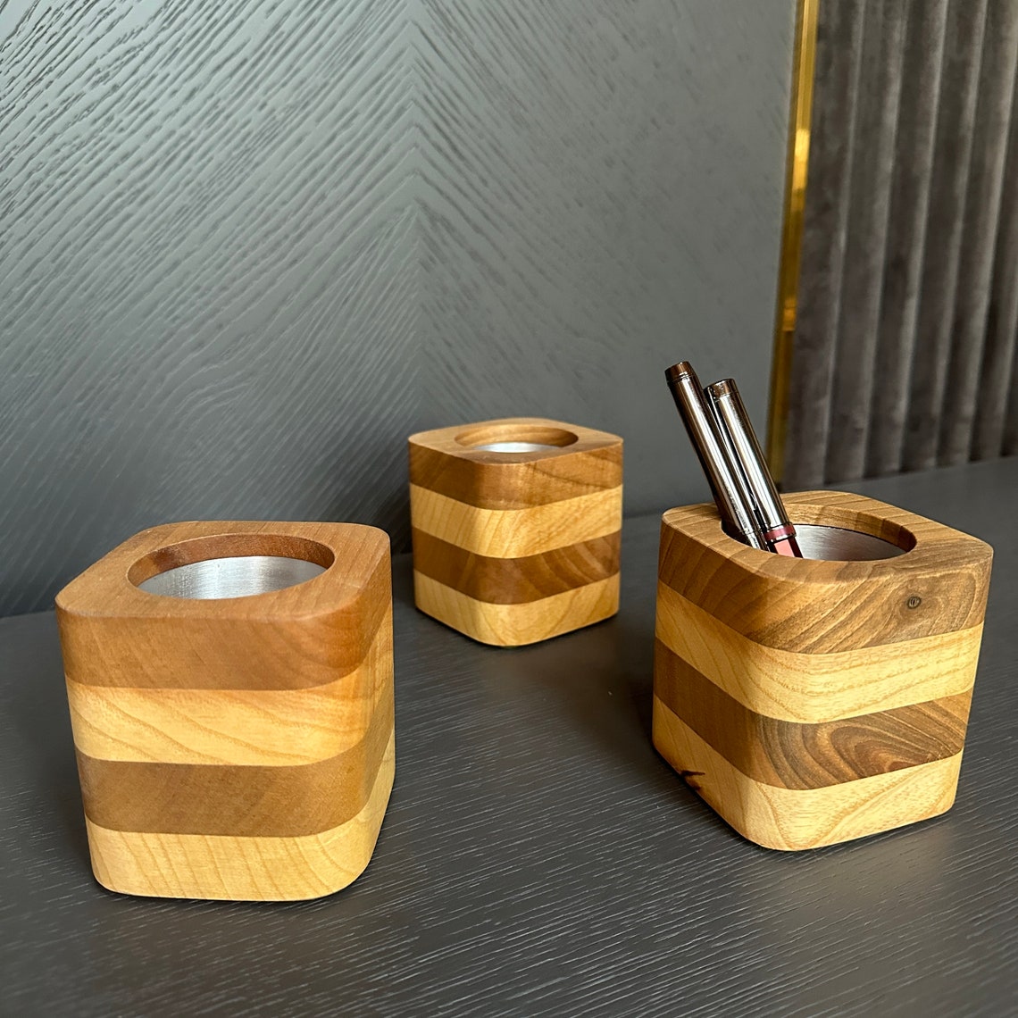 Mini Wooden Organizer Handmade Wooden Mini Organizernatural - Etsy