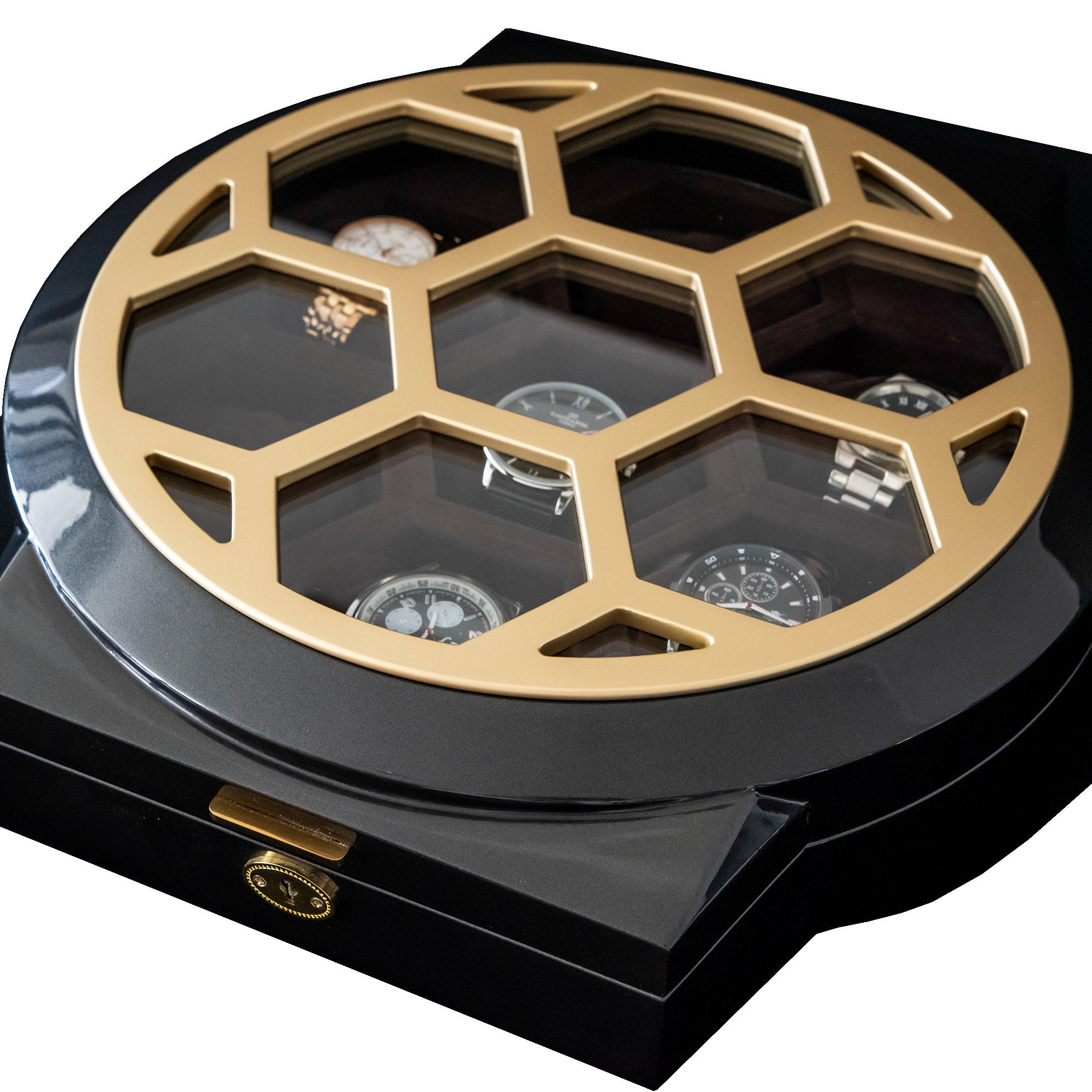 Watch Cases Brown Inside , Custom Handmade Watch Box, Luxury Watch ...