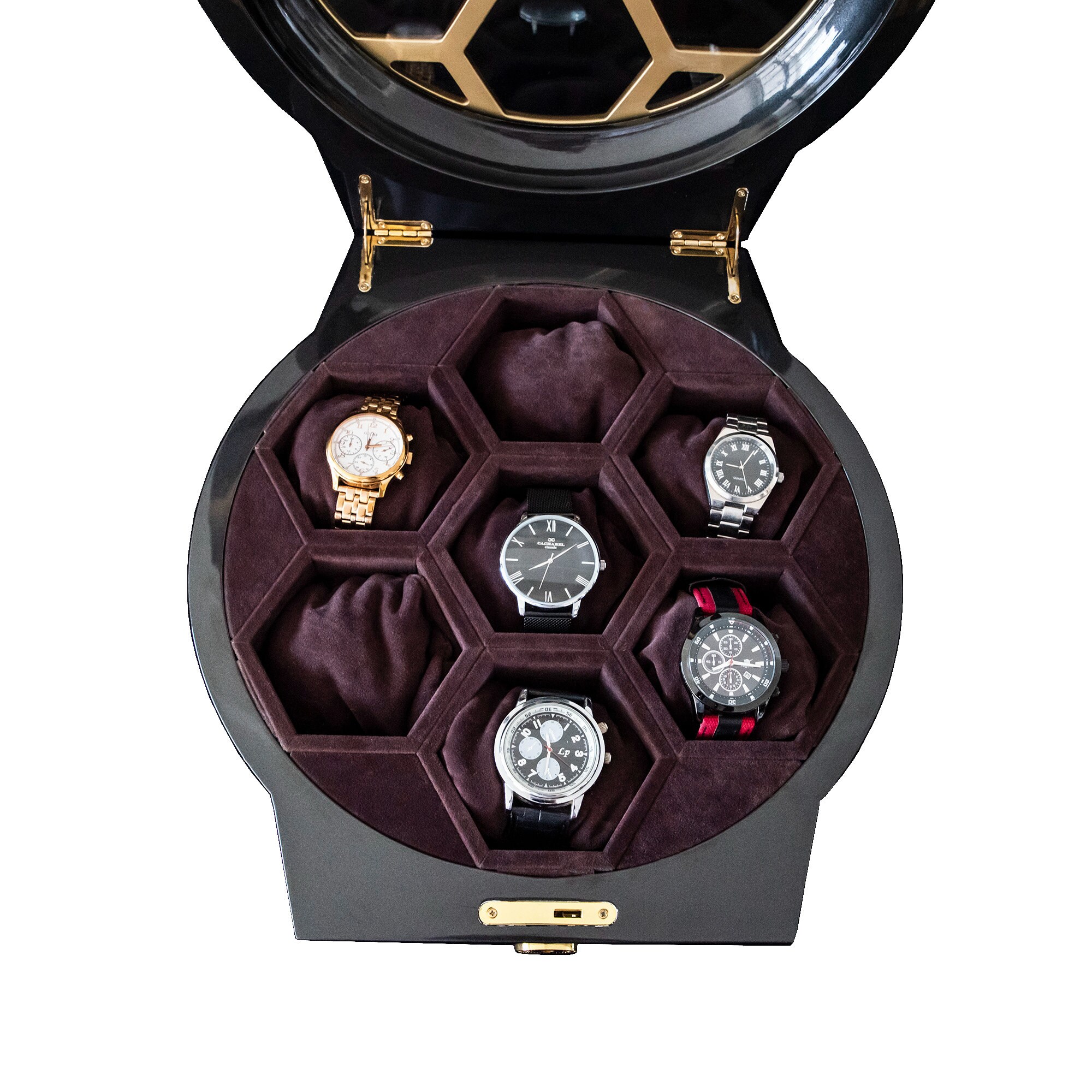 Watch Cases Brown Inside , Custom Handmade Watch Box, Luxury Watch ...