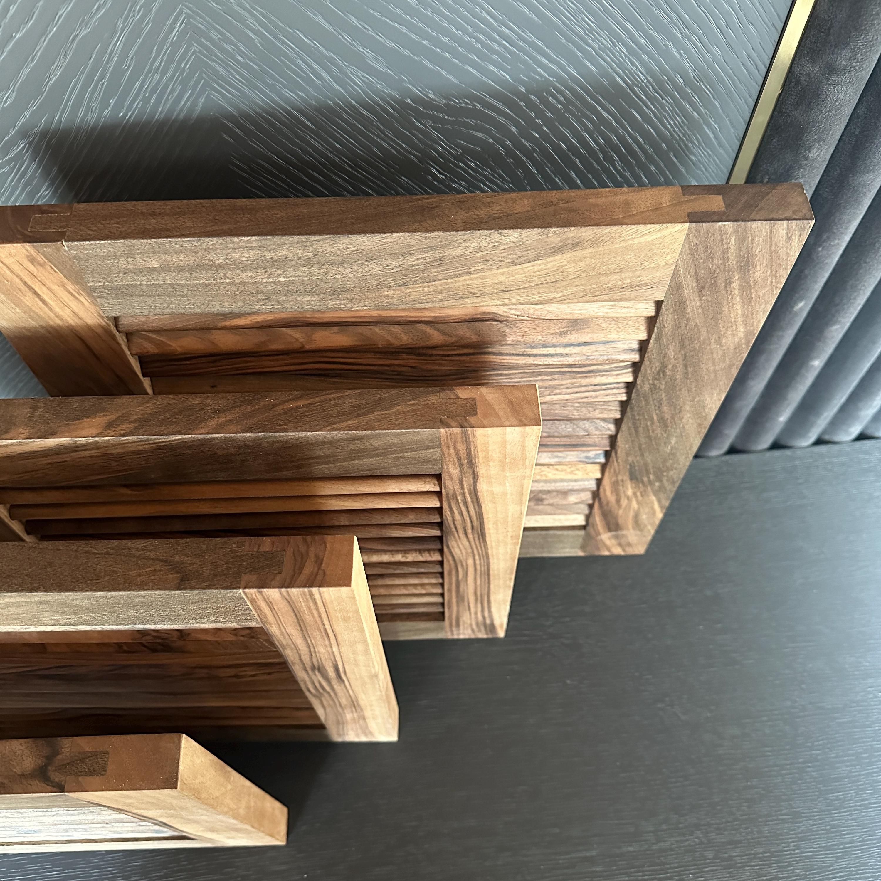 Custom Walnut Wood Vent Cover: Wooden Shutter Air Return - Etsy