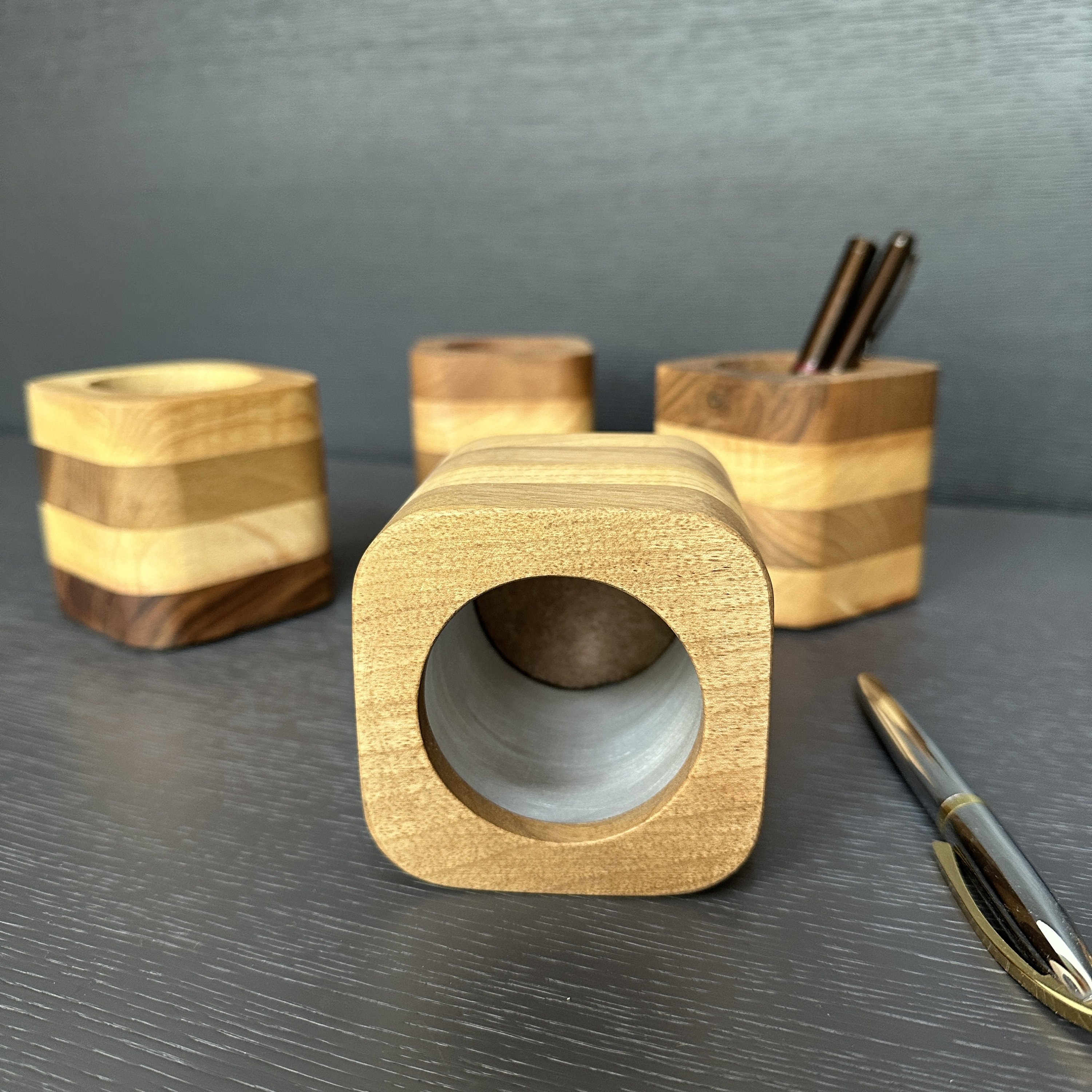 Mini Wooden Organizer Handmade Wooden Mini Organizernatural - Etsy