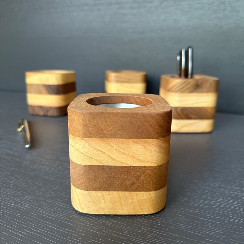 Mini Wooden Organizer Handmade Wooden Mini Organizernatural - Etsy