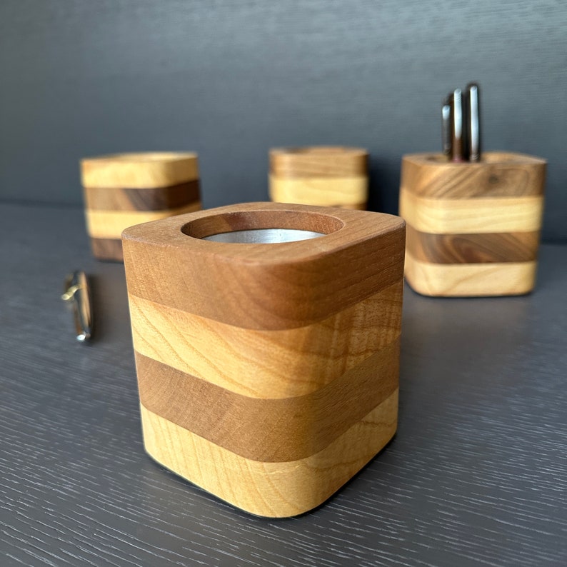 Mini Wooden Organizer Handmade Wooden Mini Organizernatural - Etsy