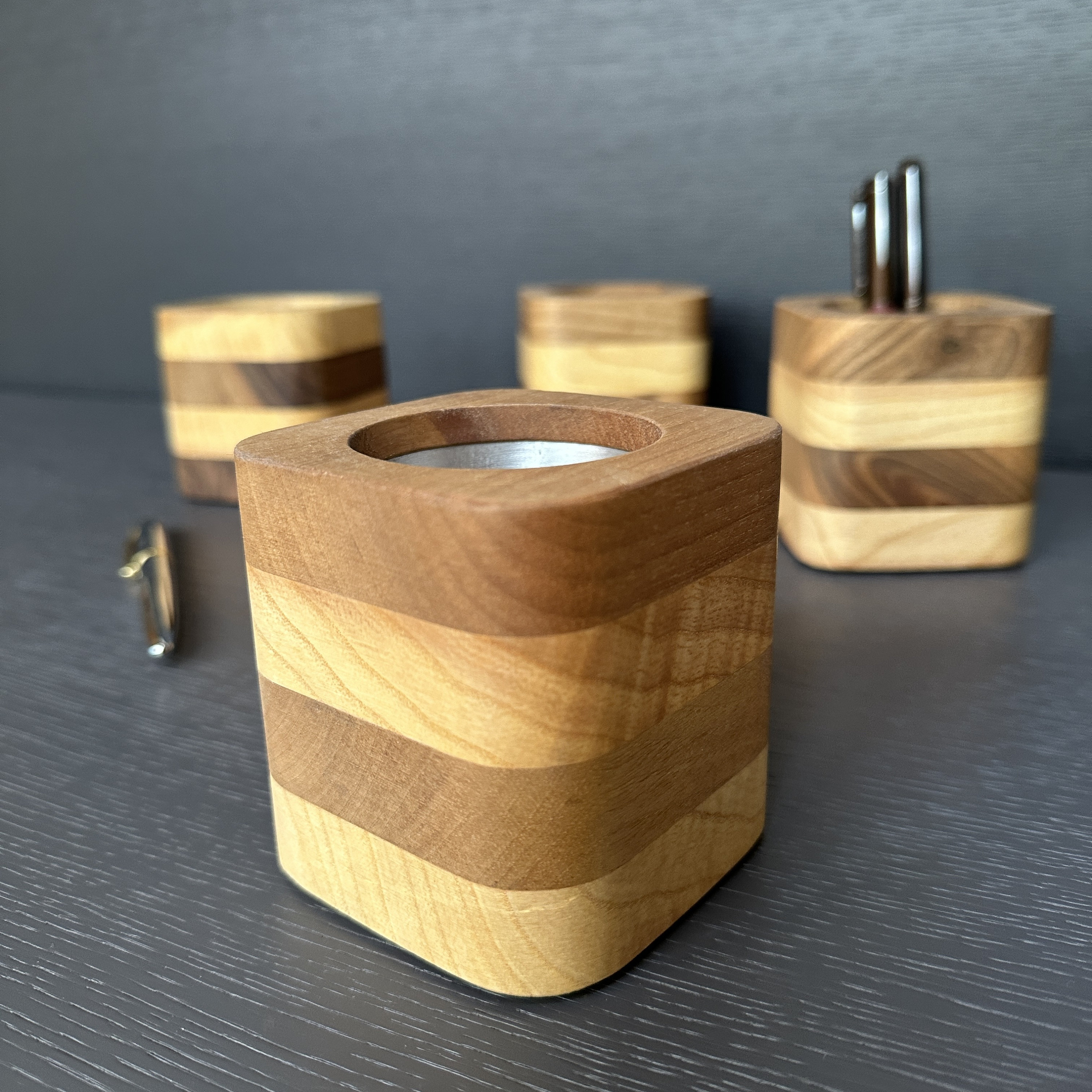 Mini Wooden Organizer Handmade Wooden Mini Organizernatural - Etsy