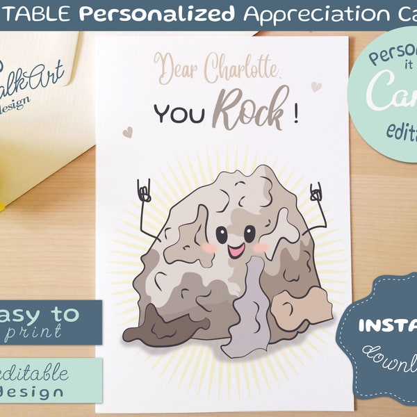 You Rock Employee Appreciation - Etsy