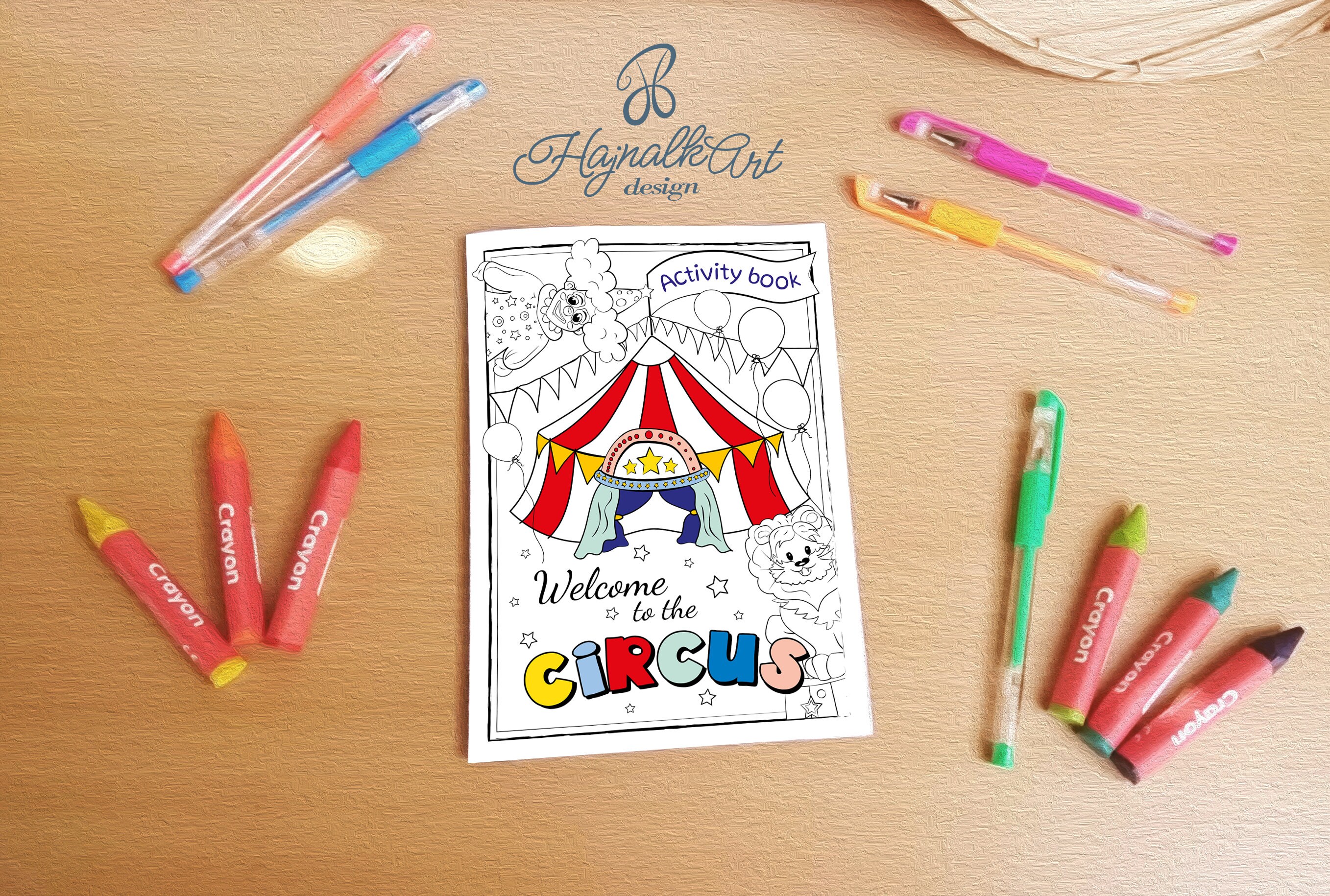 Circus Activity Book, Circus Worksheets, Circus Busy Book, Circus ...