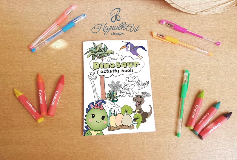 Dinosaur Activity Book, Preschool Dinosaur Printable Busy Book ...