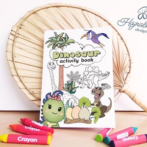 Dinosaur Activity Book, Preschool Dinosaur Printable Busy Book ...