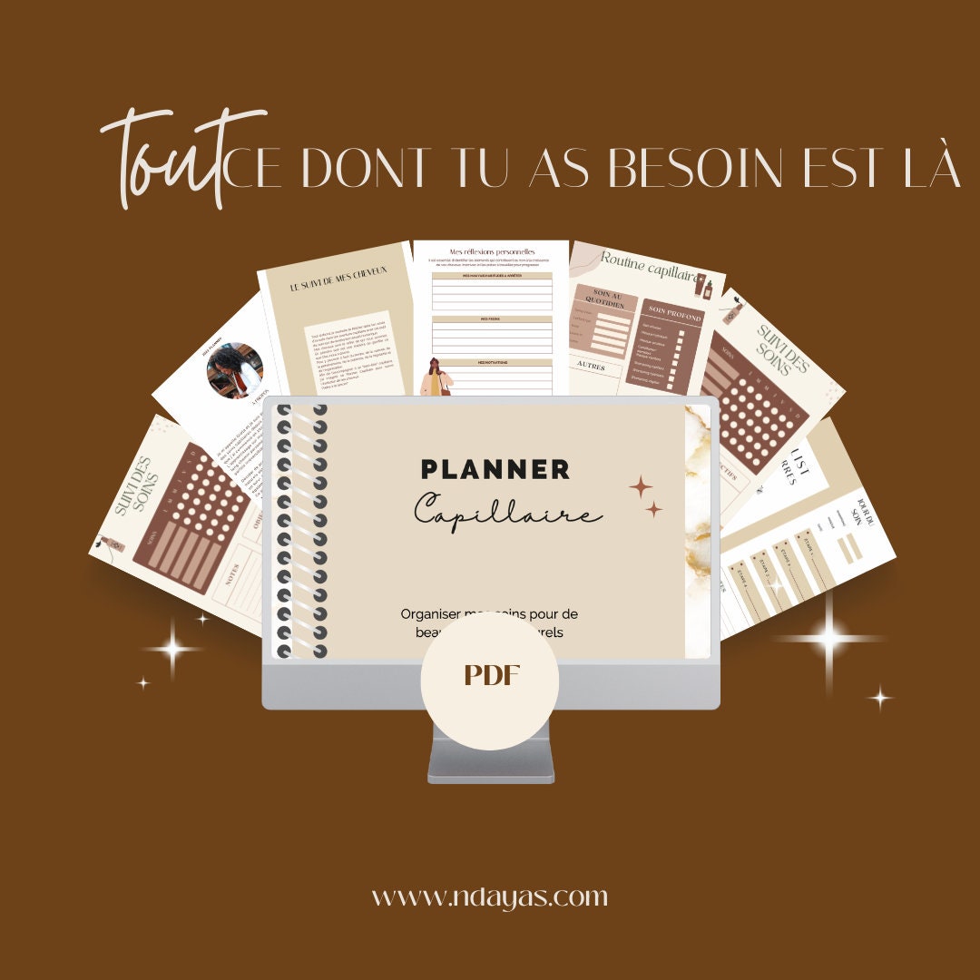 Hair Planner: Build Your Routine for Your Natural Hair - Etsy