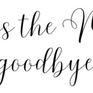 Kiss the Miss Goodbye - Etsy