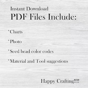 PDF Pattern for Gradient Lanyard, DIY Seed Bead Crochet Art Project ...