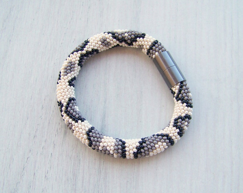 PDF Pattern for Beaded Crochet Bracelet Seed Bead Crochet - Etsy