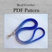 PDF Pattern for Gradient Lanyard, DIY Seed Bead Crochet Art Project ...