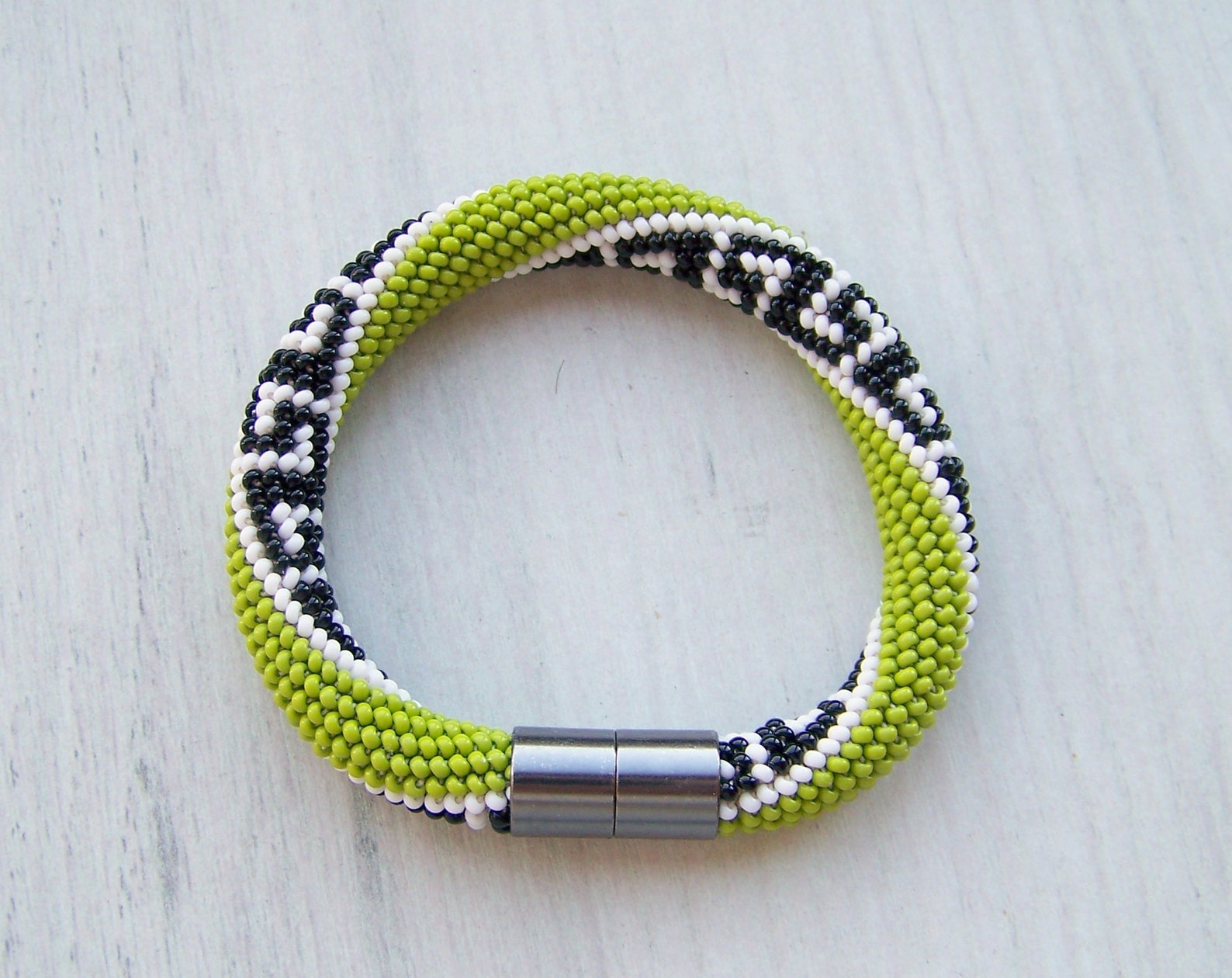 Bead Crochet Bracelet Pattern PDF Pattern for Statement - Etsy