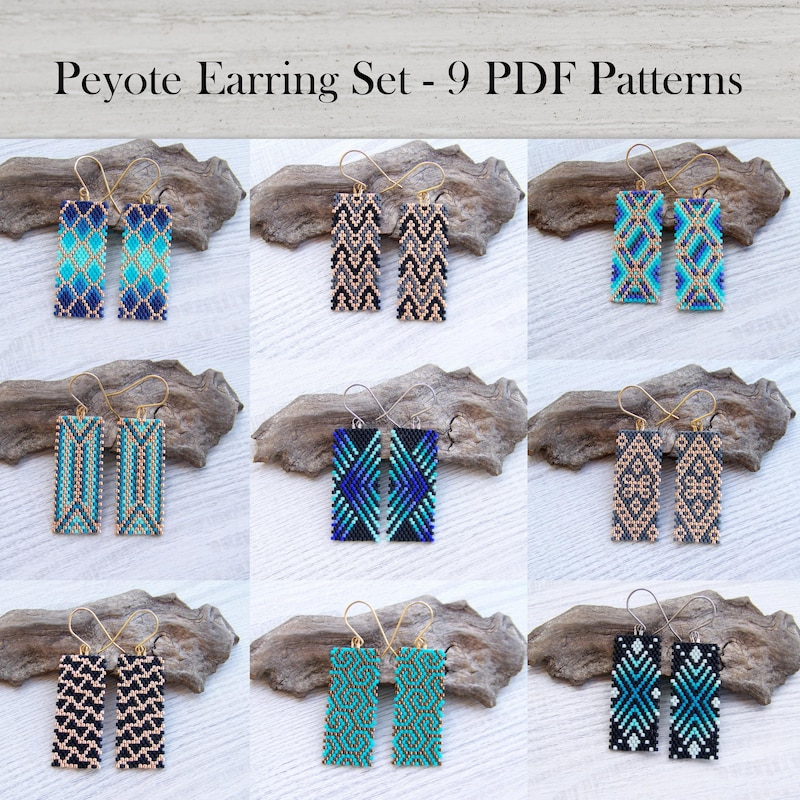 Miyuki Earrings Neon - Etsy UK