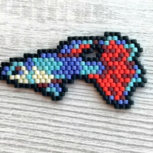 Guppy PDF Pattern, Brick Stitch or Peyote Stitch Pattern, Aquarium Fish ...