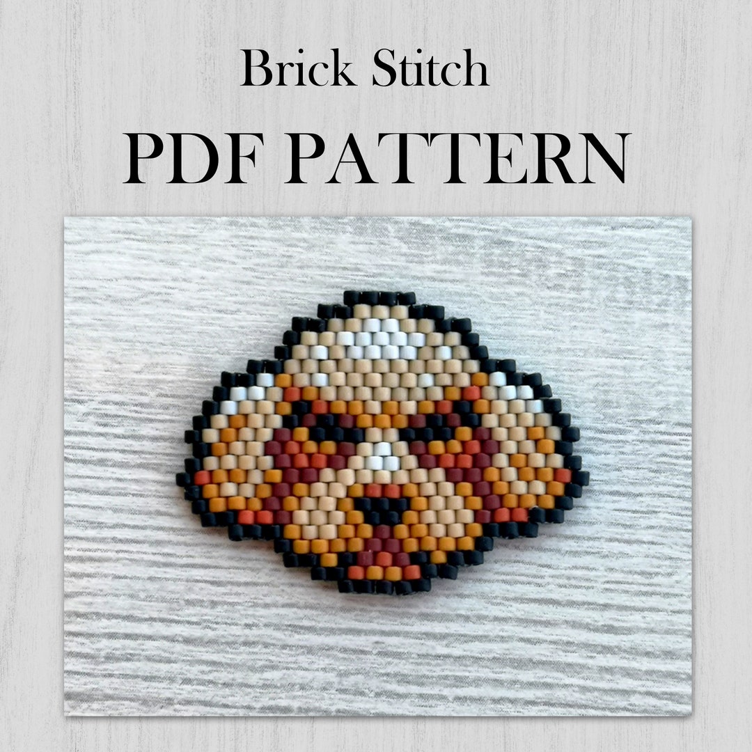 Poodle Dog PDF Pattern, Brick Stitch Pattern, Beading Graph Pattern ...