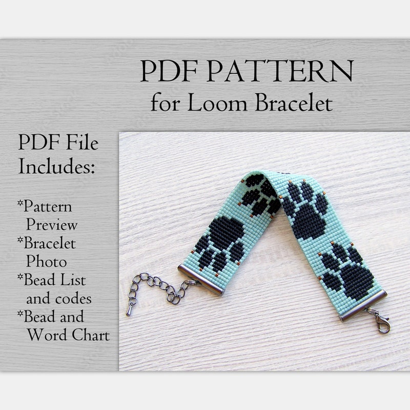 Custom Paw Print Beads - Etsy