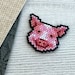 Pig Brick Stitch Pattern, Farm Animals Beading Graph Pattern, PDF File ...