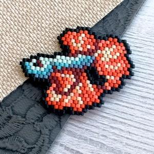 Betta Fish PDF Pattern, Brick Stitch or Peyote Stitch Pattern, Aquarium ...