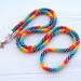 PDF Bead Crochet Lanyard Pattern, Statement Modern Colorful Geometric ...