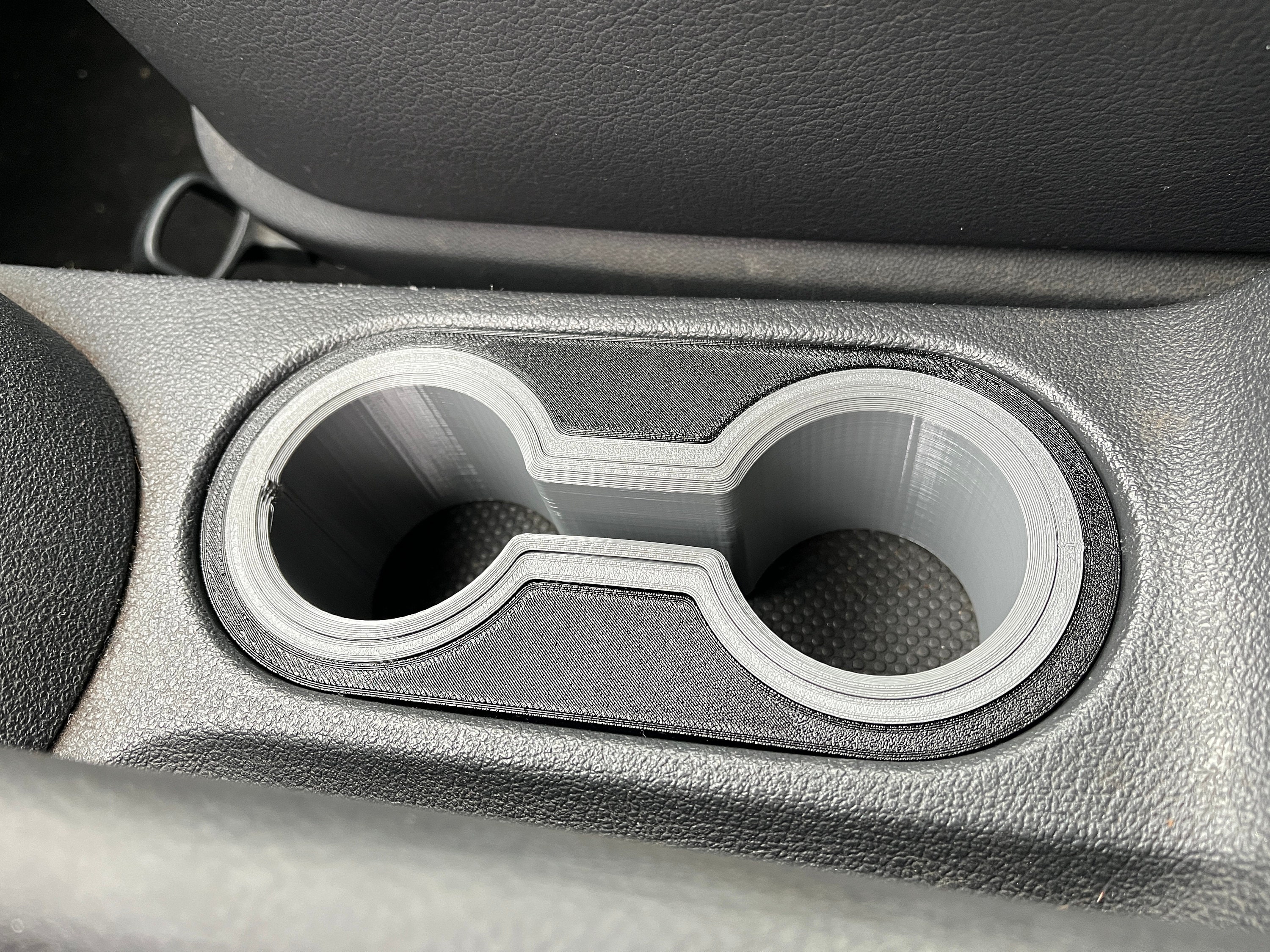 VW Caddy 3 2K, SA Cup Holder base 2 Inlays for the Cup Holder 2K0 864 ...