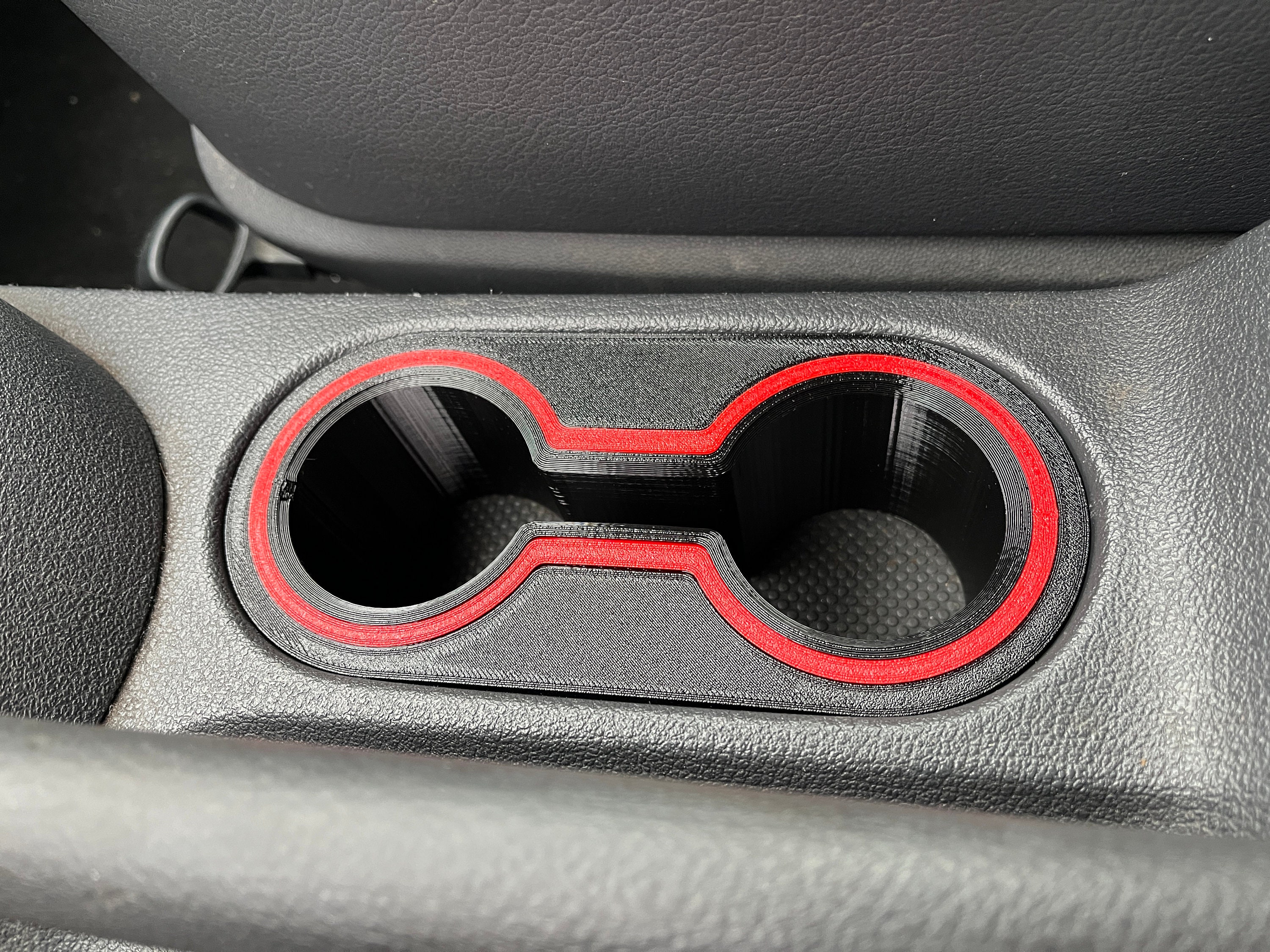 VW Caddy 3 2K, SA Cup Holder base 2 Inlays for the Cup Holder 2K0 864 ...