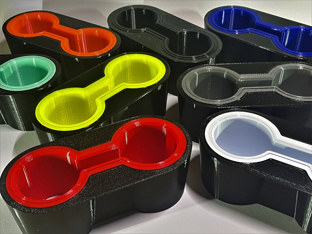 VW Caddy 3 2K, SA Cup Holder base 2 Inlays for the Cup Holder 2K0 864 ...