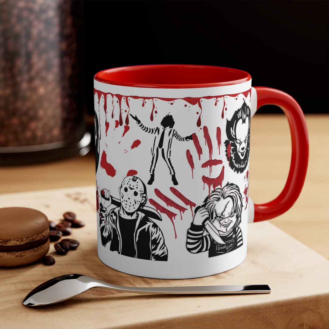 Horror Movie Mug With Coloured Inside 11oz Mug for Horror - Etsy