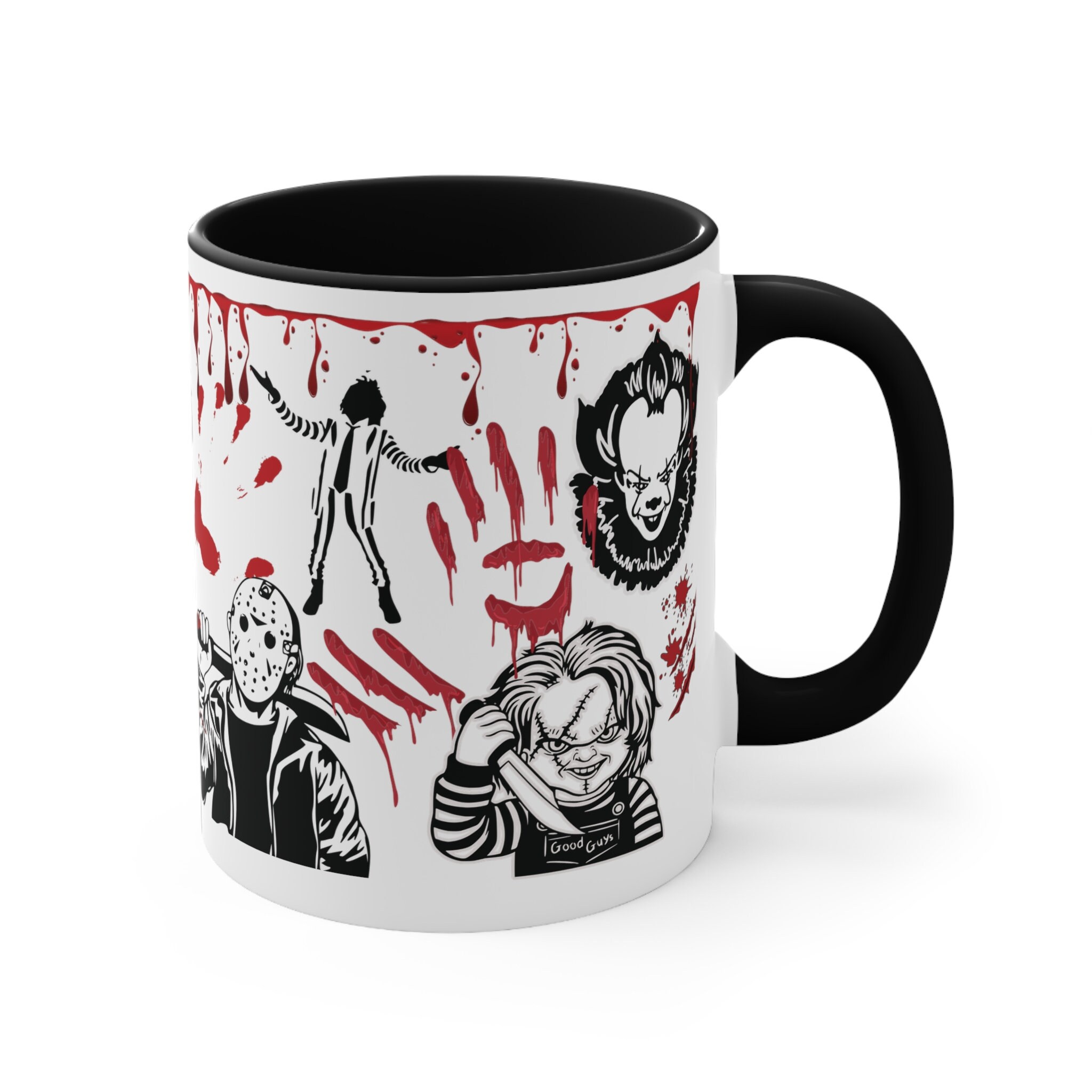 Horror Movie Mug With Coloured Inside, 11oz Mug for Horror Movie Fan ...