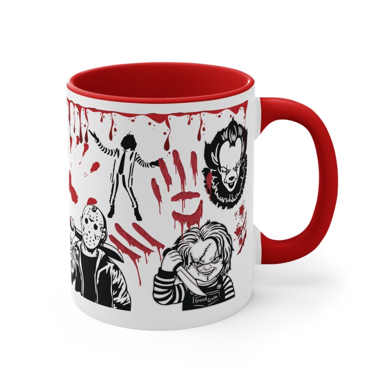 Horror Movie Mug With Coloured Inside 11oz Mug for Horror - Etsy
