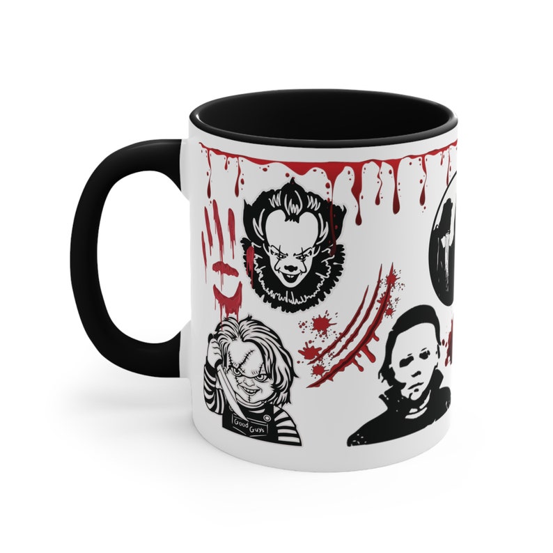 Horror Movie Mug With Coloured Inside, 11oz Mug for Horror Movie Fan ...