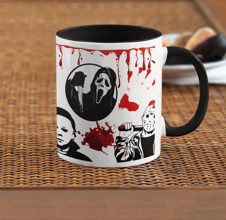 Horror Movie Mug With Coloured Inside 11oz Mug for Horror - Etsy