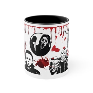 Horror Movie Mug With Coloured Inside, 11oz Mug for Horror Movie Fan ...