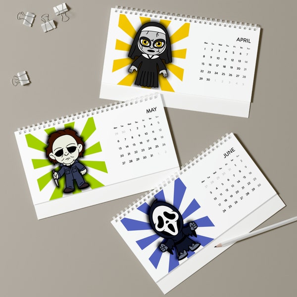 Spooky Desk Calendar - Etsy