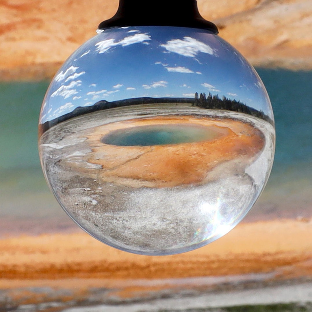 Yellowstones Grand Prismatic Hot Springs Metal or Stand Out Print, Wall ...