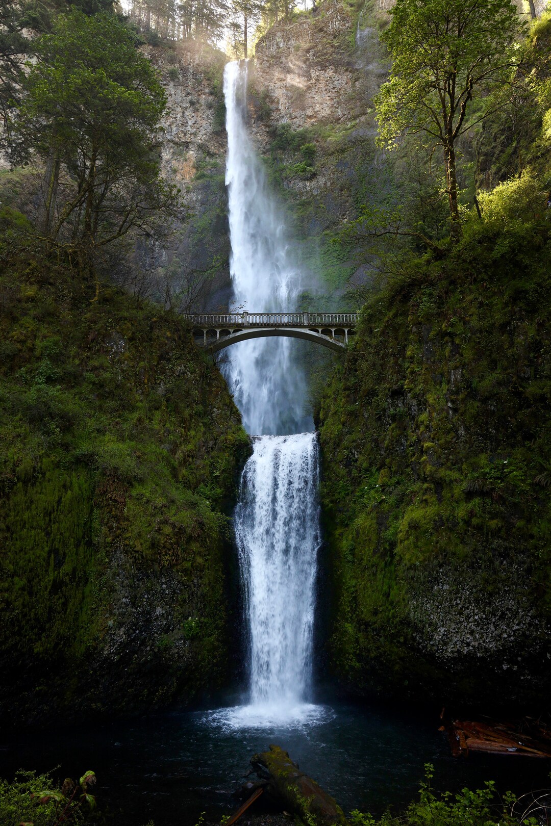 Multnomah Falls in Oregon, Metal Print, Canvas Print, Stand Out Print ...