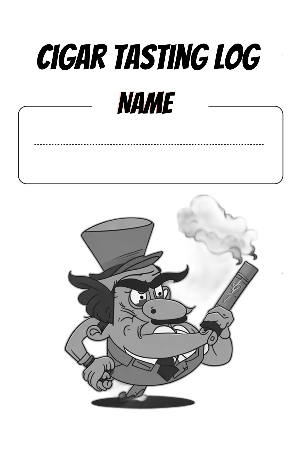 Cigar Tasting Log Digital Download Cigar Review Log Sheets Cigar Note ...