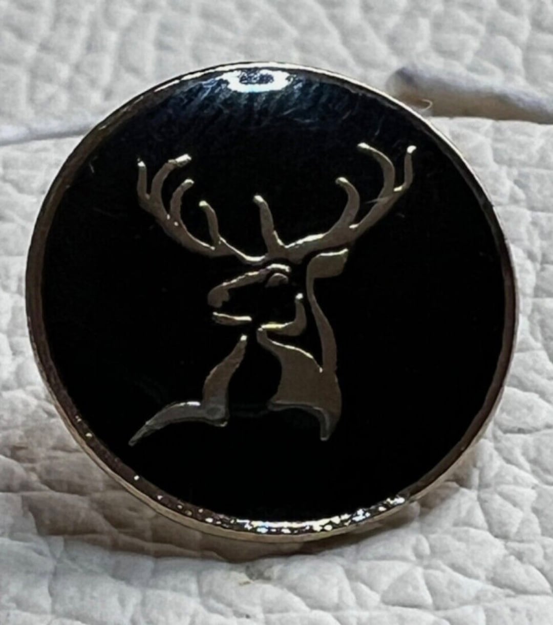 Glenfiddich Black Enamel Stag Scottish Whiskey Logo Pin Badge - Etsy