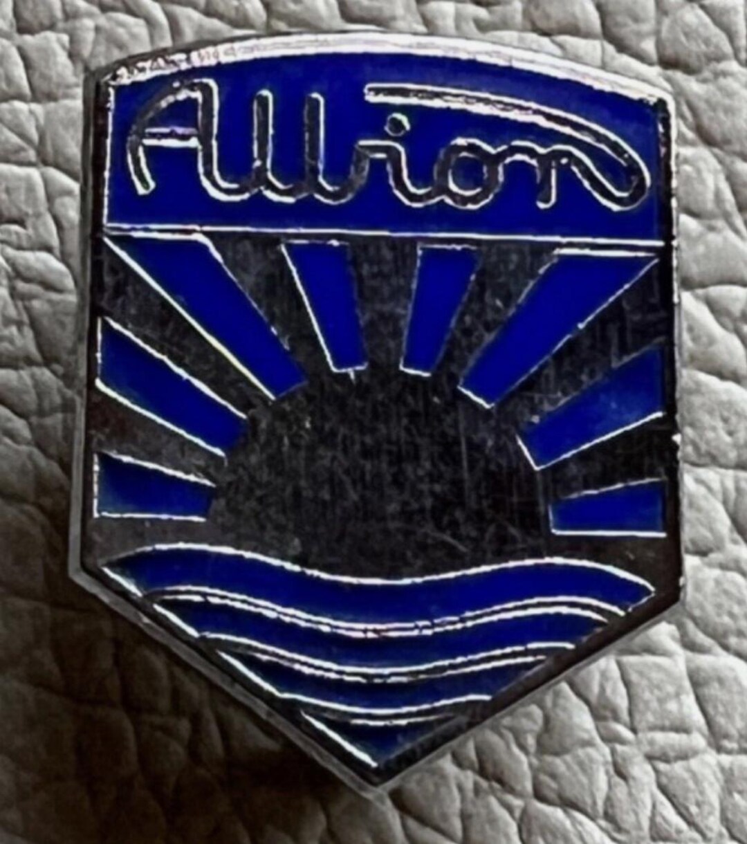 Albion Truck Lorry Blue Enamel Silver Tone Vintage Pin Lapel Badge ...