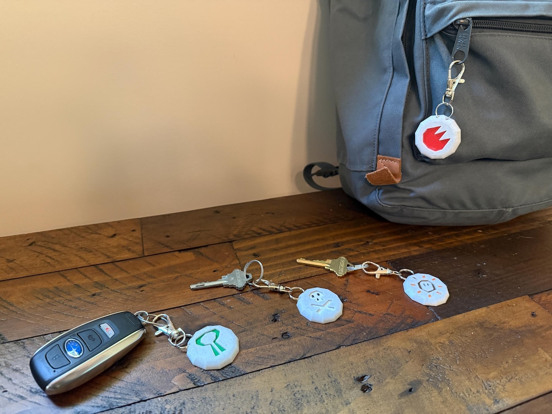 Rune Keychains- Old School Runescape - 3D Printed OSRS Keychains - OSRS ...