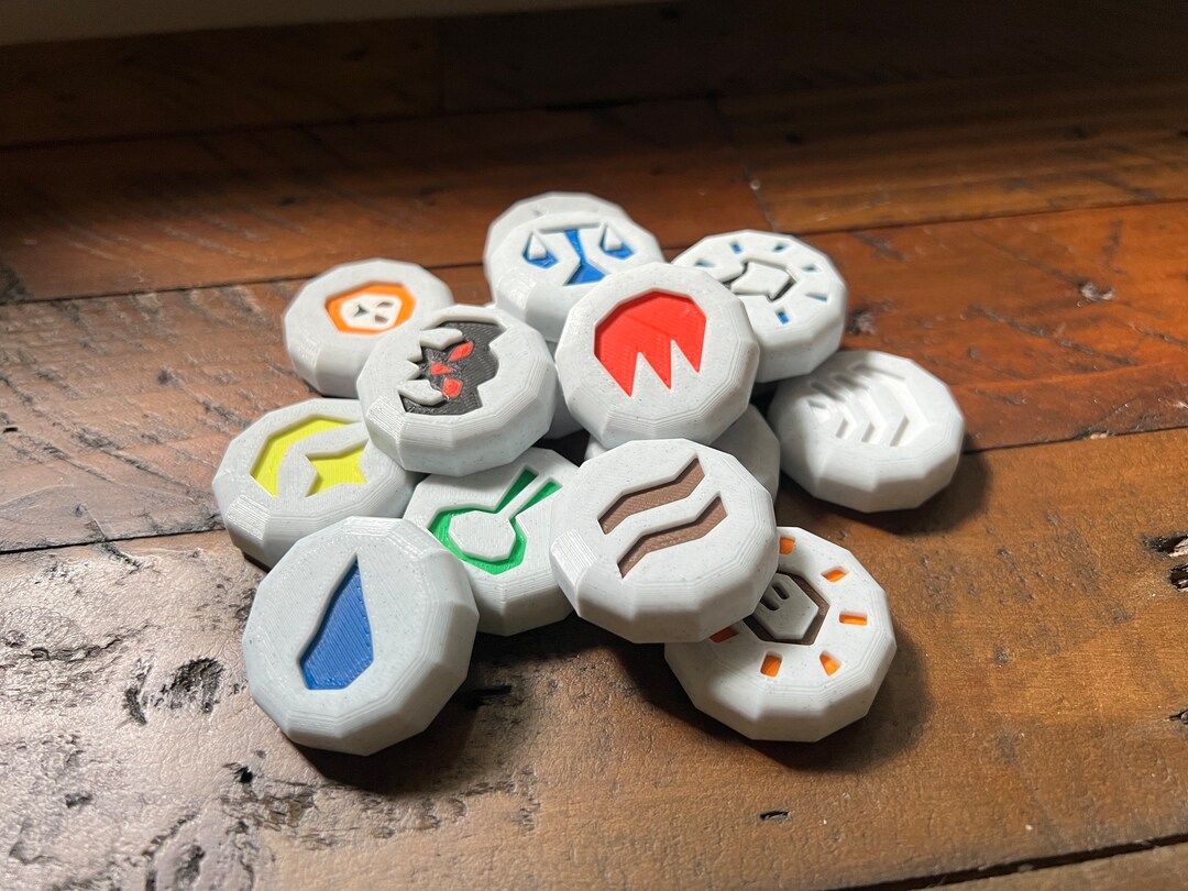 OSRS Runes Old School Runescape 3D Printed OSRS Runes OSRS Gifts - Etsy