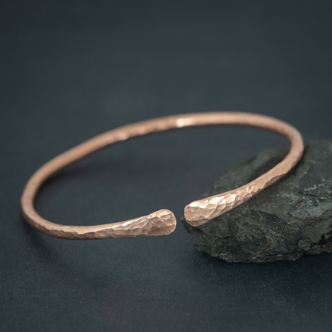 Minimalist Stacking Bracelet, Copper Bangle, Handmade Jewelry Gifts - Etsy