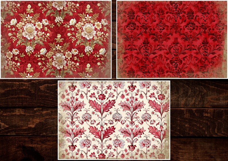 Regency Romance Printable Paper Pack | Digital Scrapbook, Junk Journal ...