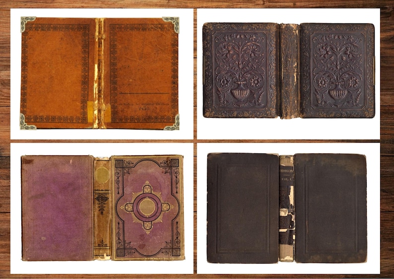 Antique Book Covers | Printable Vintage Book Covers | Fancy Books ...