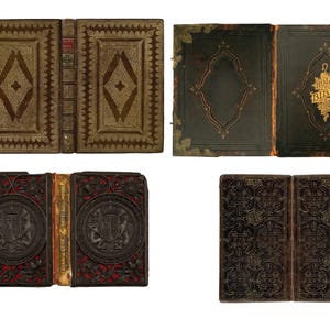 Antique Book Covers Vol.2 | Printable Vintage Journal Cover | Book ...