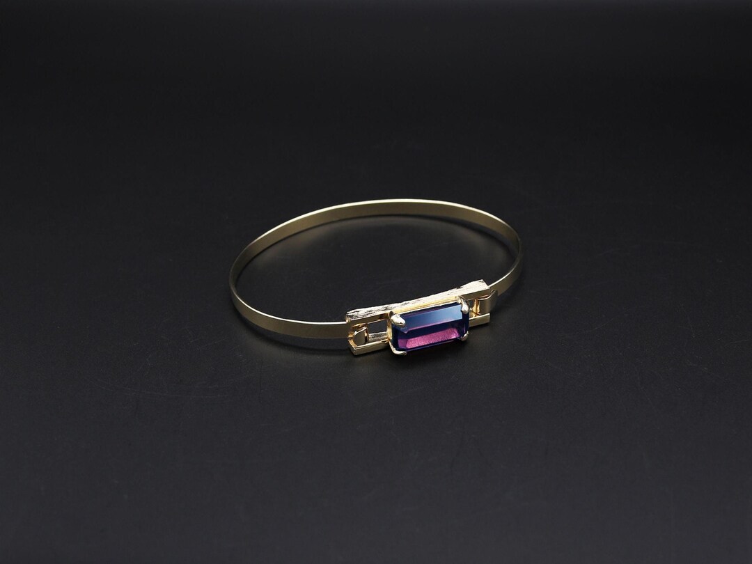 1975 AVON Plaza IV Collection Latch Bangle Bracelet - SIGNED - Etsy