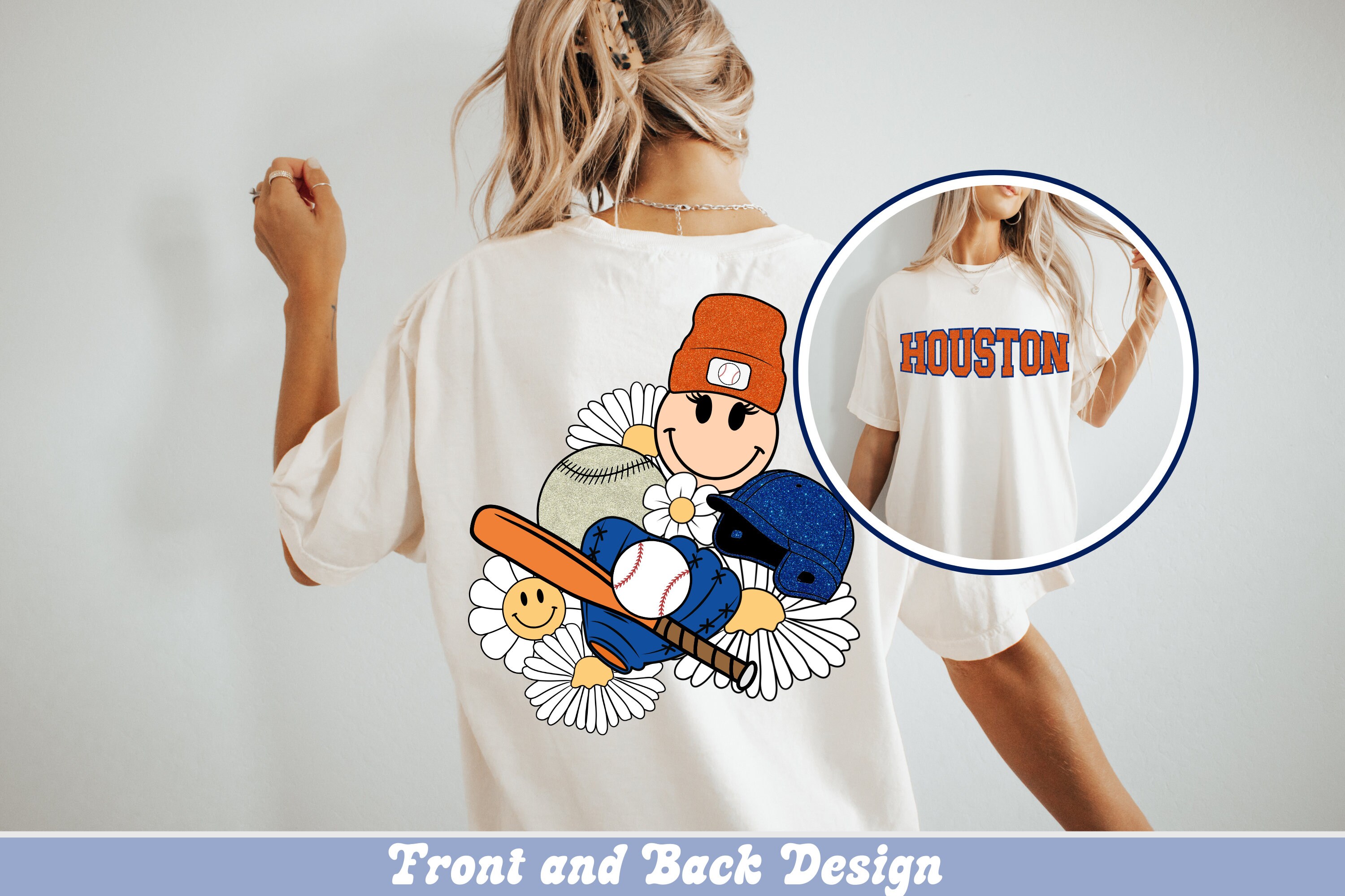 Preppy Houston Baseball Png, Varsity Houston, Sublimation, Glitter ...